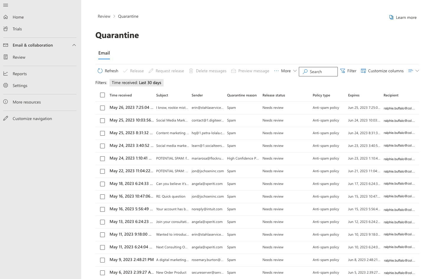Understanding Quarantine and Notifications for Quarantined Messages
